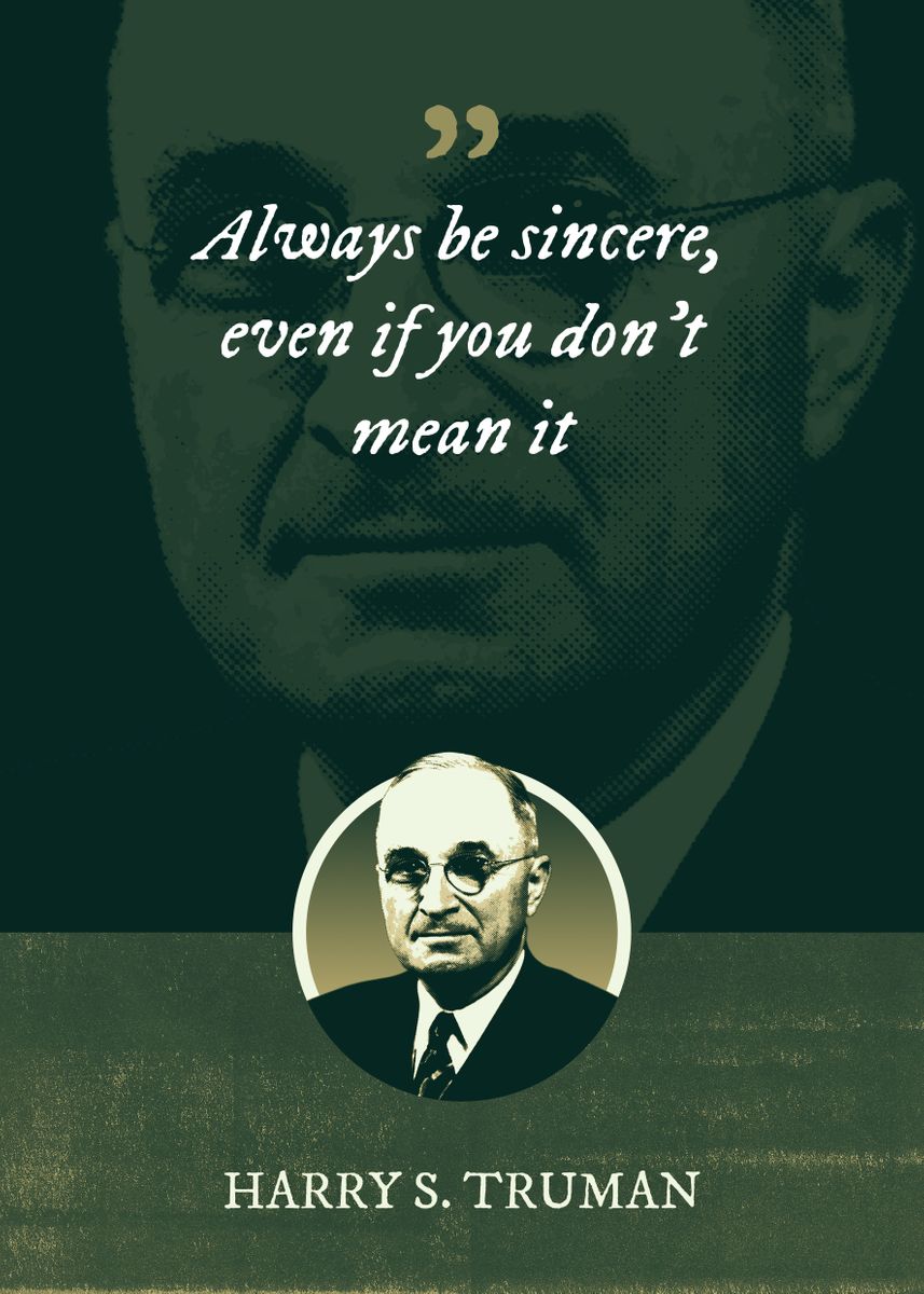 'Always be sincere even if' Poster by Syahrasi | Displate