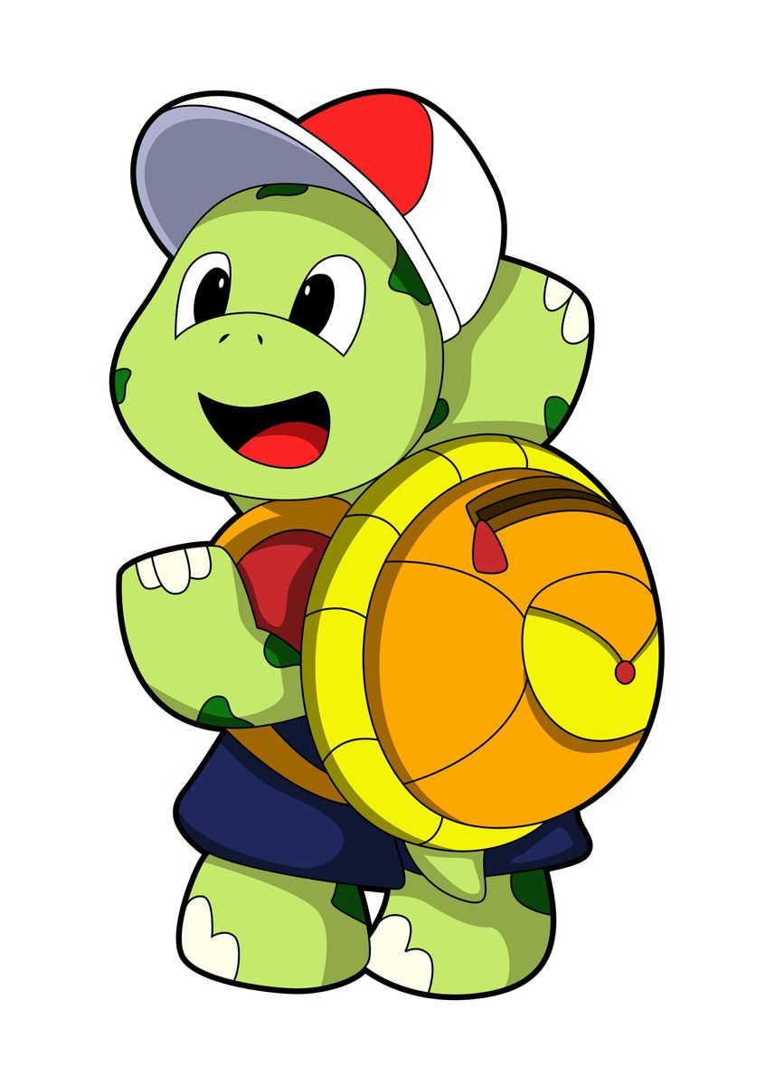 'Turtle Student Shell' Poster, picture, metal print, paint by Markus ...