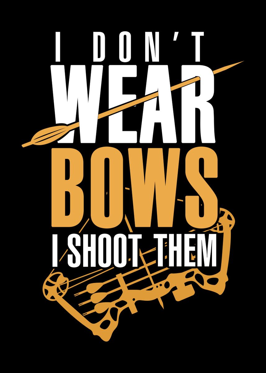 'Archer Funny Archery' Poster, picture, metal print, paint by ShirTom ...