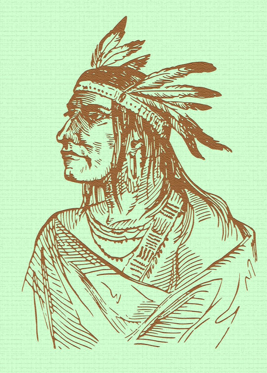 'AMERICAN NATIVE ART' Poster by ANDRE MCKAY | Displate