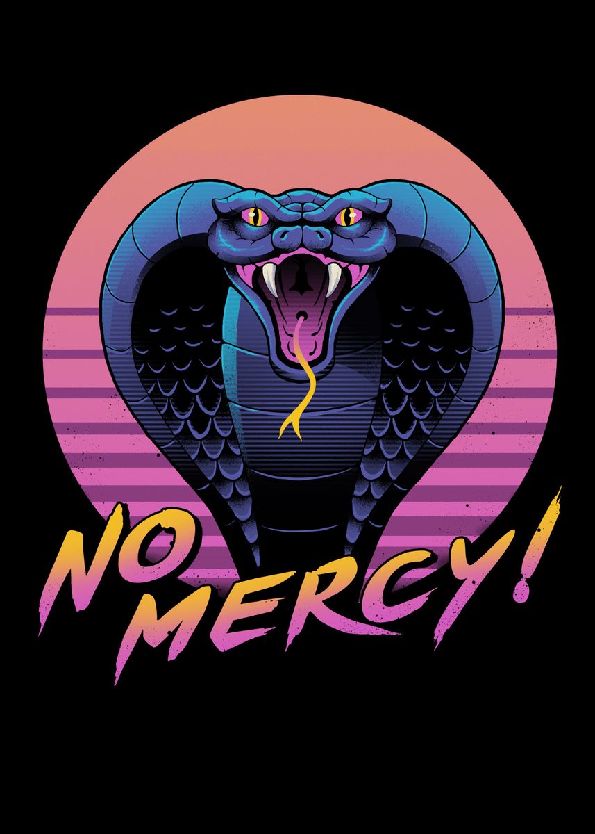 'Neon Cobra' Poster by vp trinidad | Displate