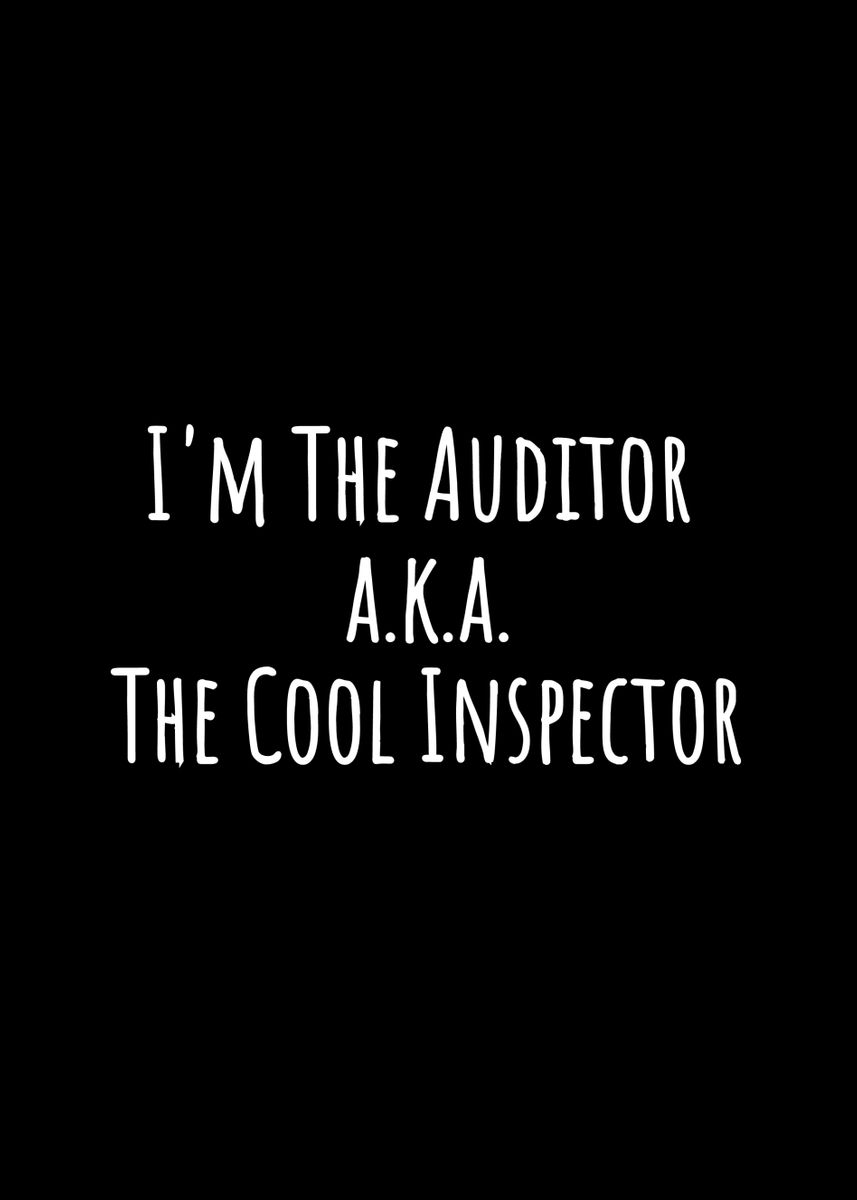 'Auditor' Poster by MarkOnDark | Displate