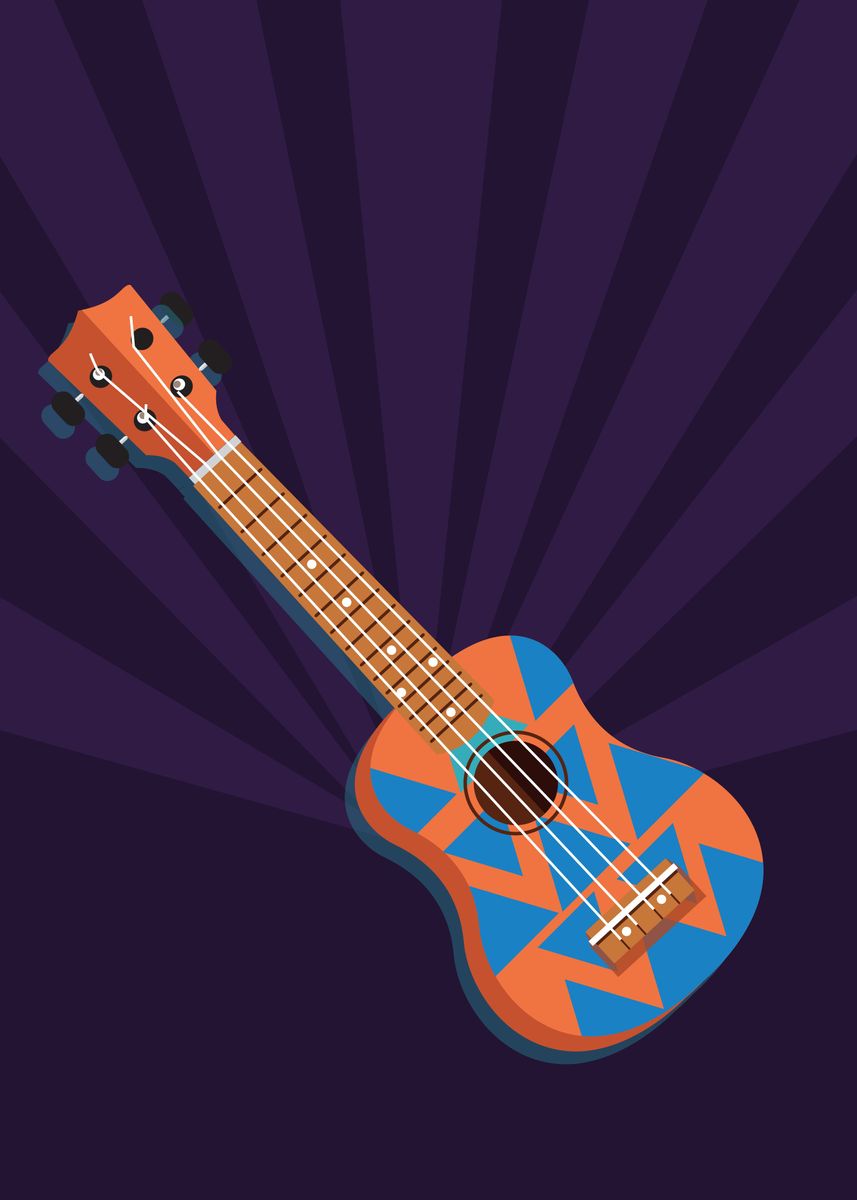 'Guitar ' Poster by Eirene | Displate