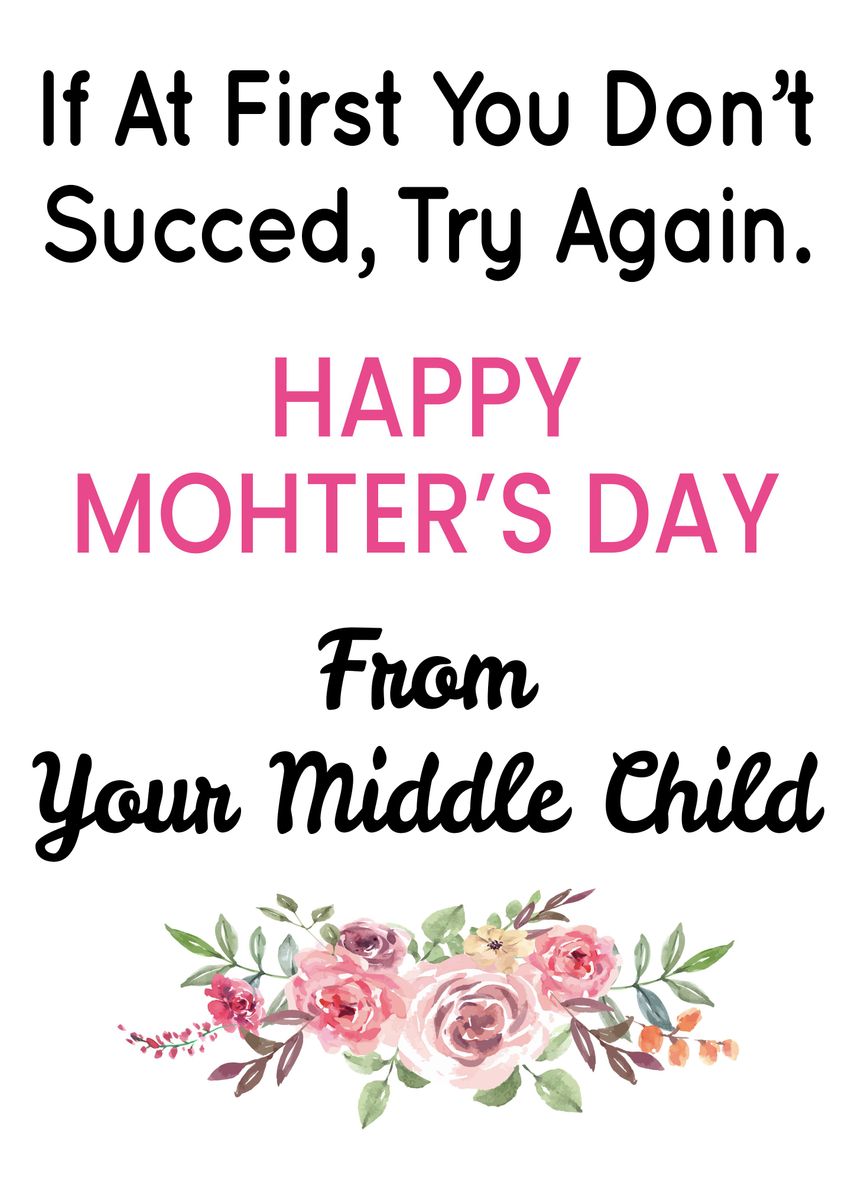 'Middle Child' Poster by Neon Moon | Displate