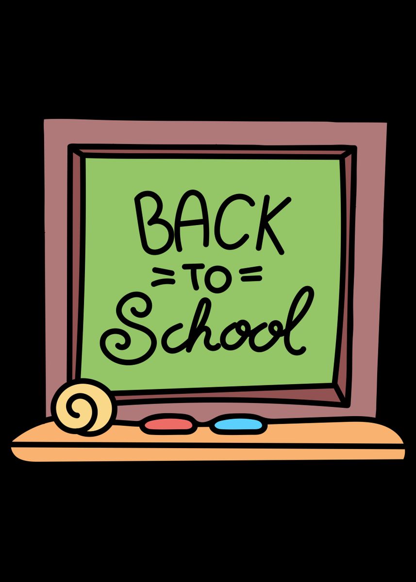 'Back to School Homeschool' Poster, picture, metal print, paint by ...