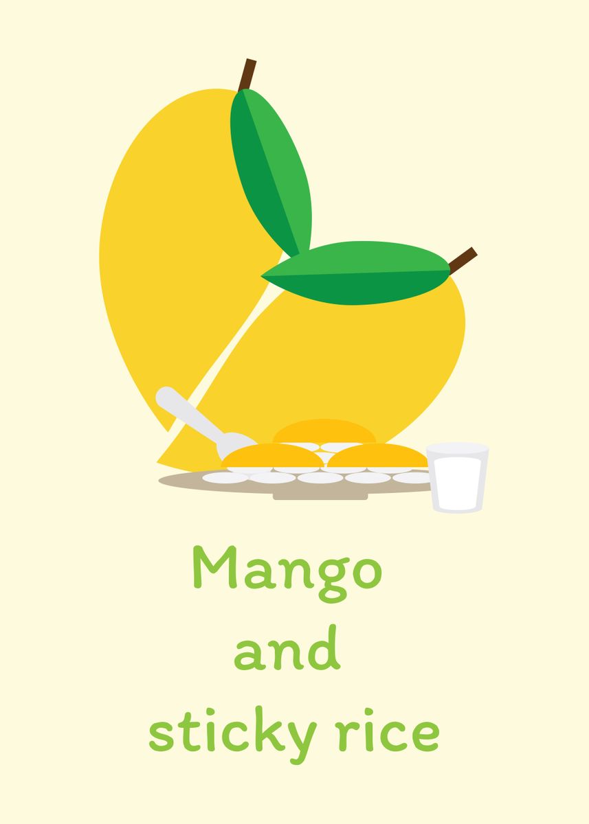 'Tropical Fruit Fresh ' Poster, picture, metal print, paint by Jaycee ...