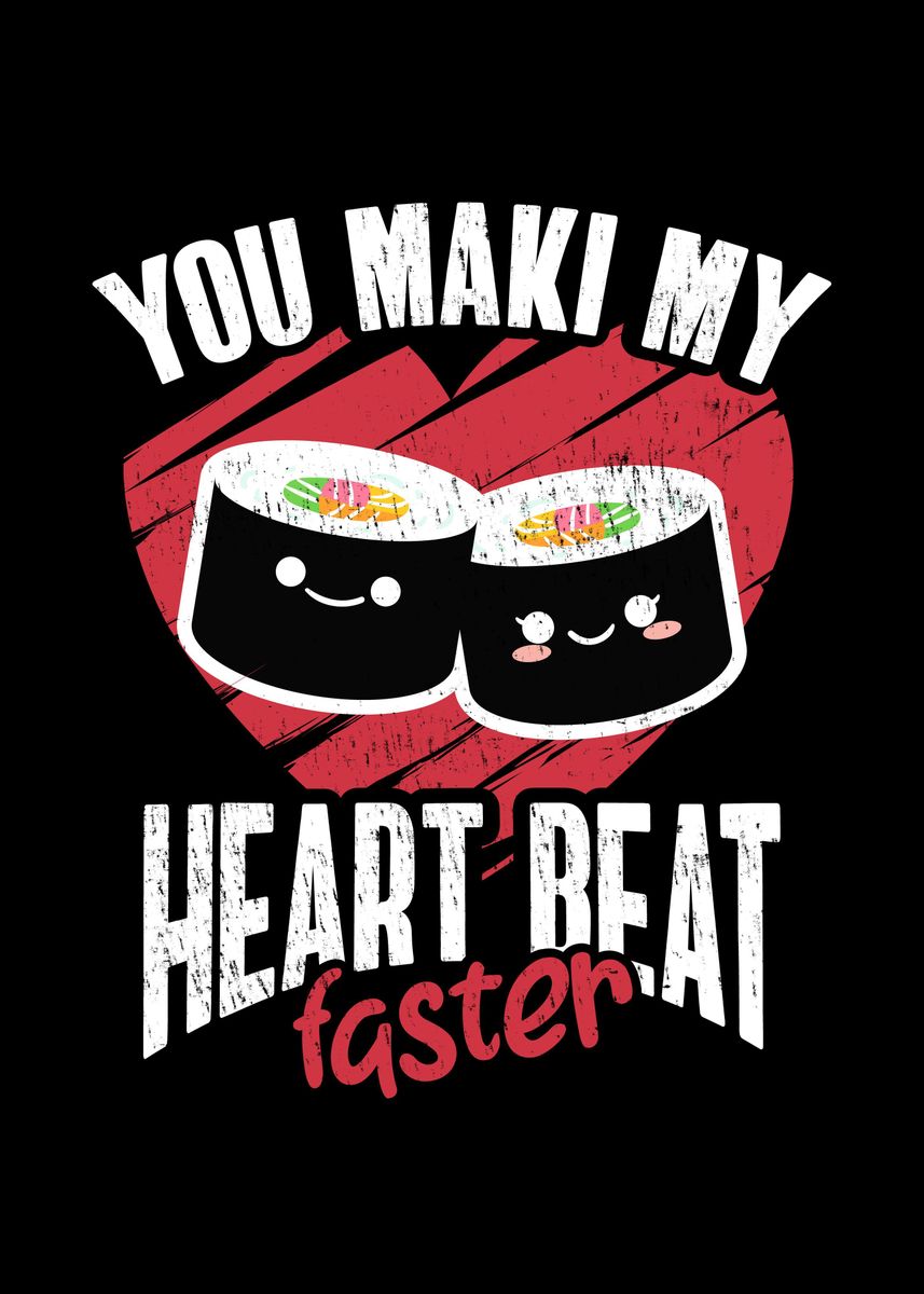 'Sushi Maki Japan Gifts' Poster by TW Design | Displate