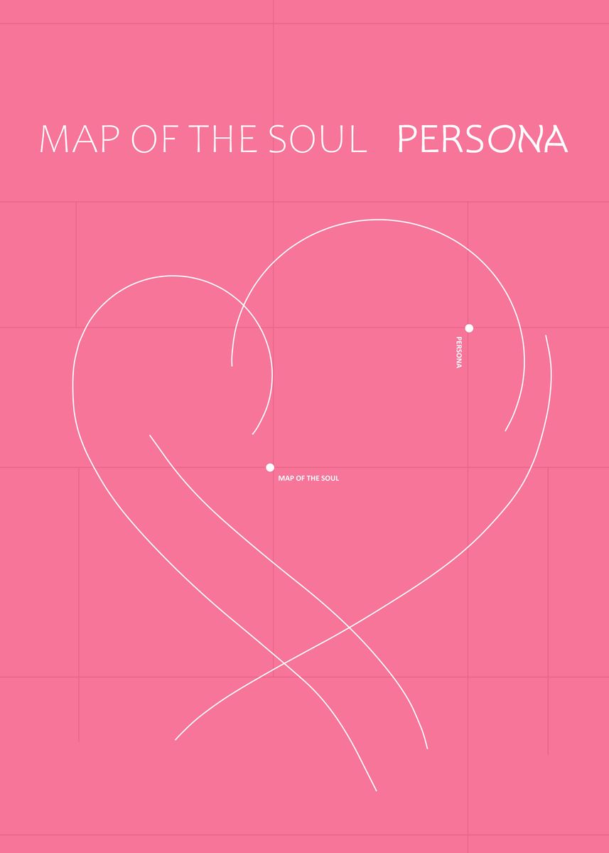 'Map of the Soul Persona' Poster, picture, metal print, paint by Gise ...