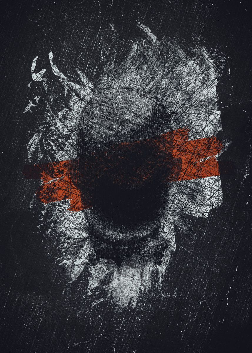 'Faceless' Poster, picture, metal print, paint by AndrejZT | Displate