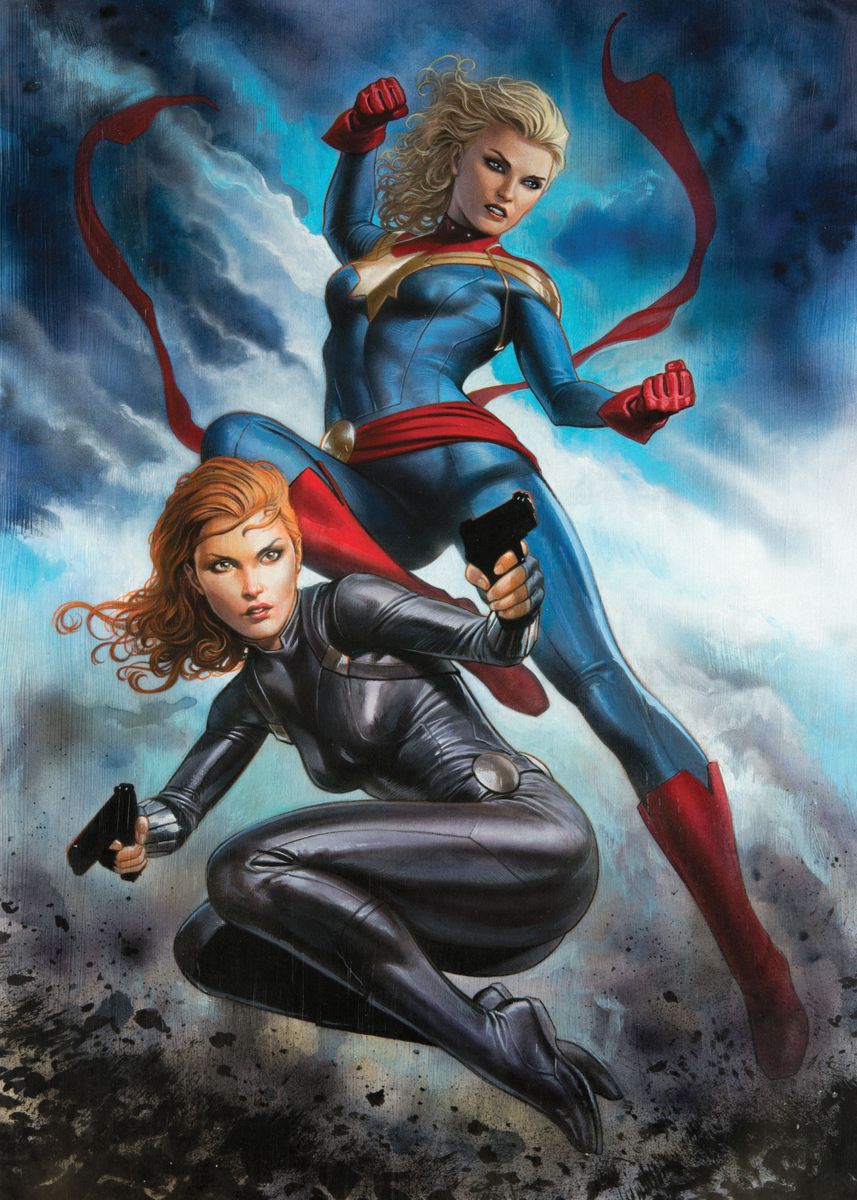 'Captain Marvel #6' Poster, picture, metal print, paint by Marvel ...