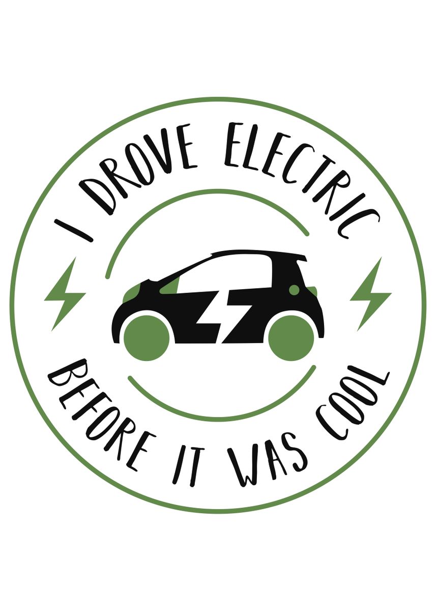 'Gift Electric Vehicle EV' Poster by Philip Anders | Displate