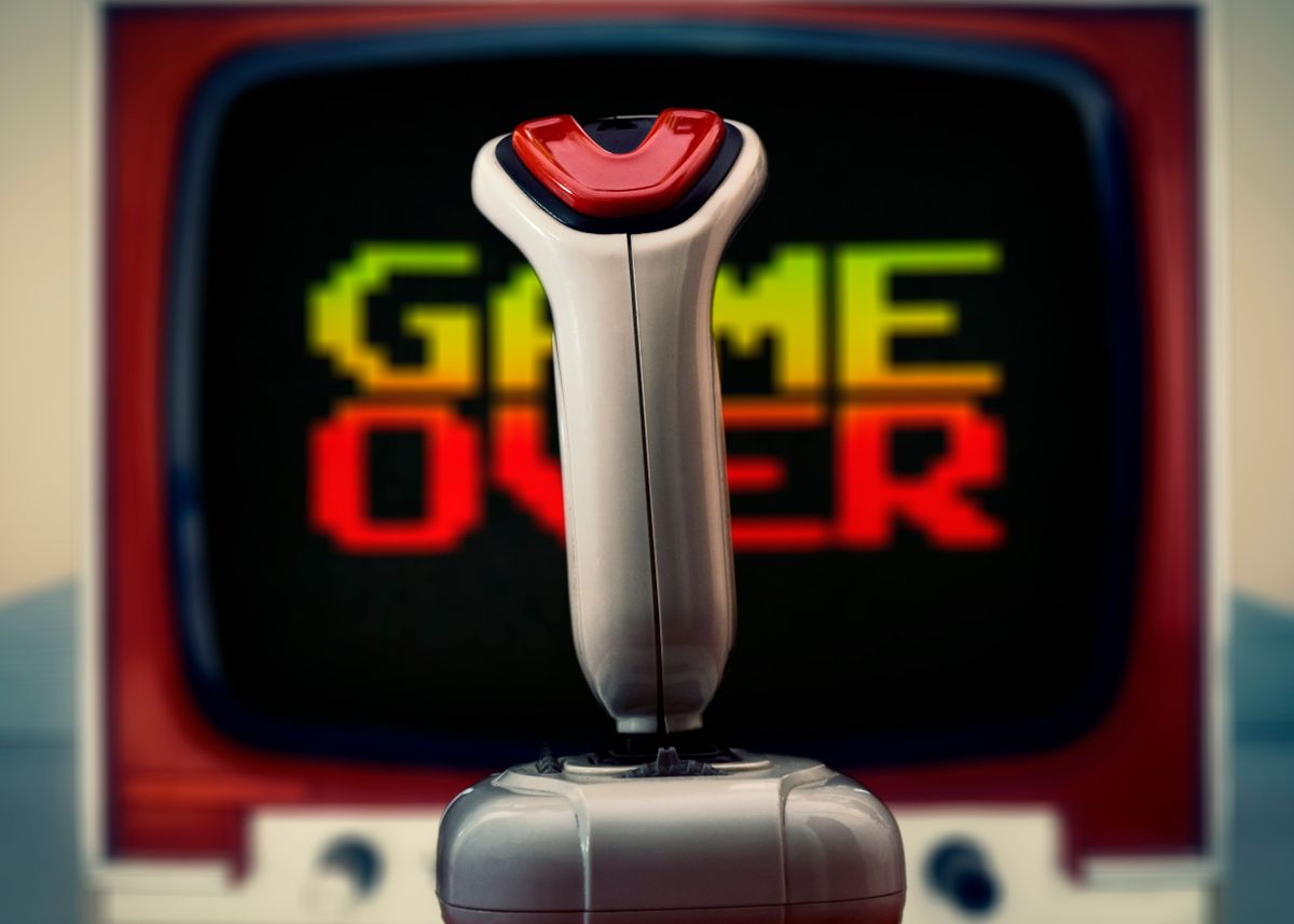 'Joystick tv vintage game o' Poster by Gianfranco Grenar | Displate