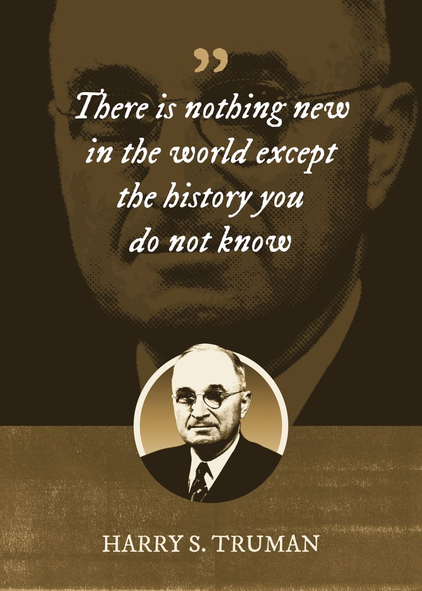 'There is nothing new in' Poster, picture, metal print, paint by ...