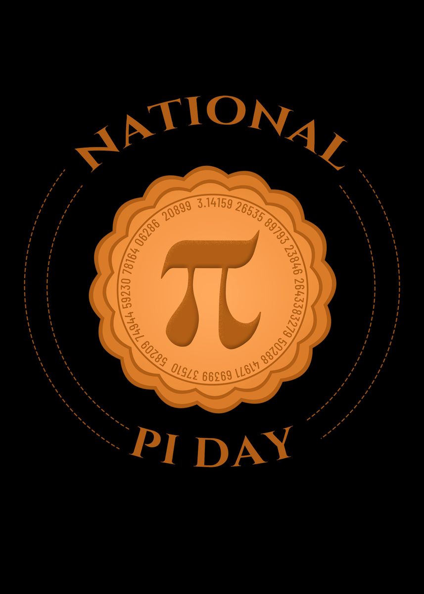 'National Pi Day Math' Poster, picture, metal print, paint by Max Ronn ...