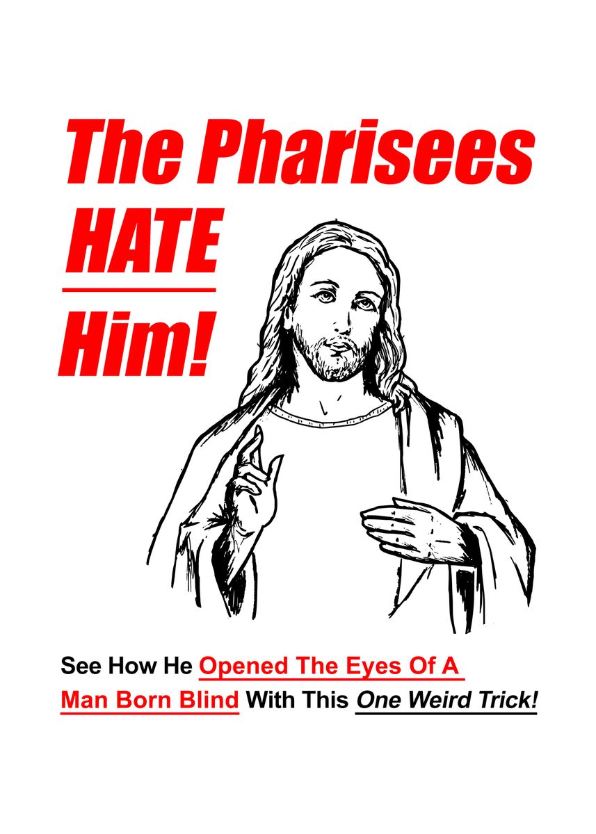 'The Pharisees Hate Him' Poster by Yipptee | Displate
