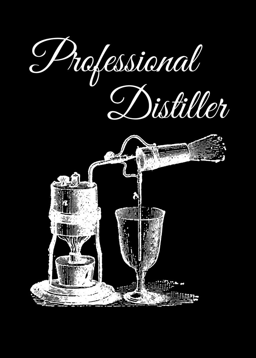 'Professional Distiller' Poster, picture, metal print, paint by Lukes ...