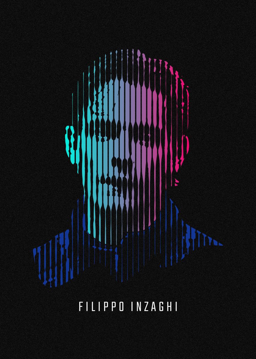 'FILIPPO INZAGHI' Poster, picture, metal print, paint by Yusuf Dedi ...