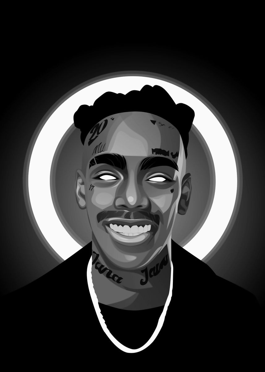 'YNW Melly' Poster, picture, metal print, paint by Tovu Yovi Darmawan ...