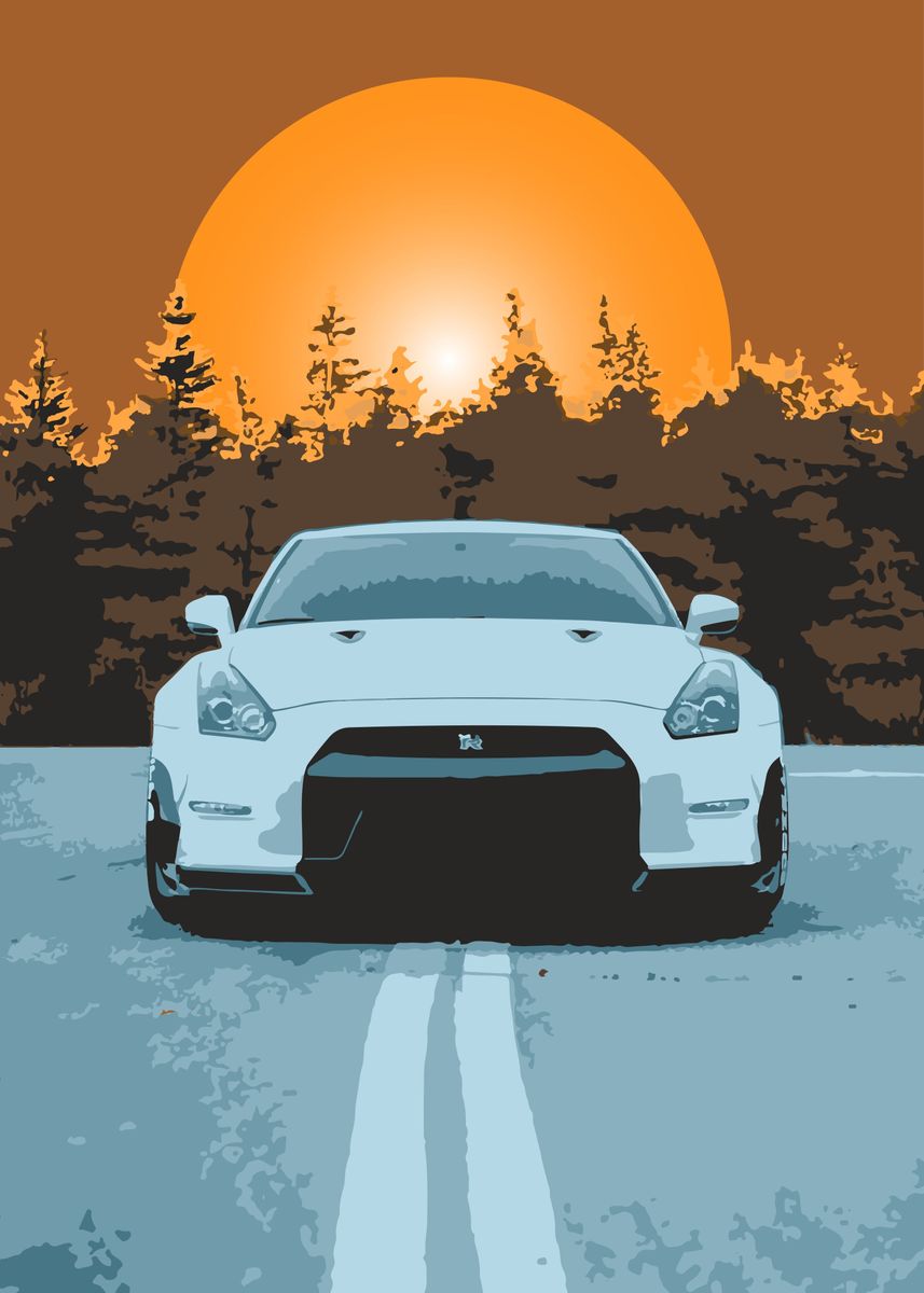 'car' Poster, picture, metal print, paint by DS Studio | Displate