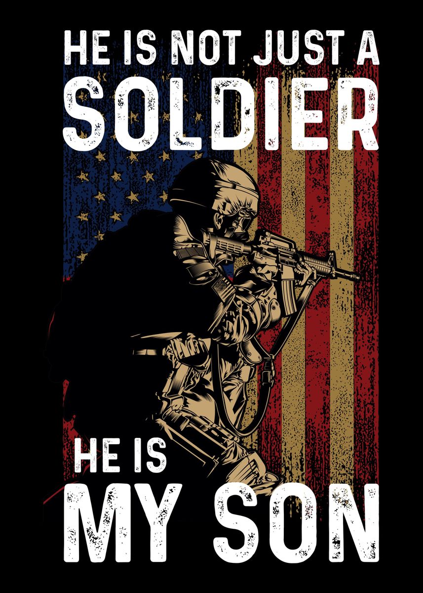 'Soldier Military Veteran' Poster, picture, metal print, paint by ...