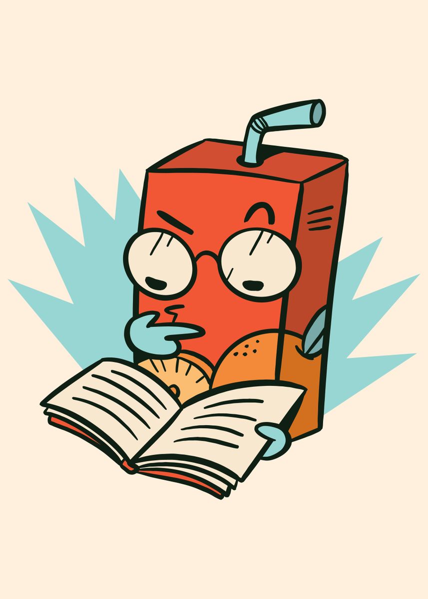 'CONCENTRATED JUICE' Poster, picture, metal print, paint by ...