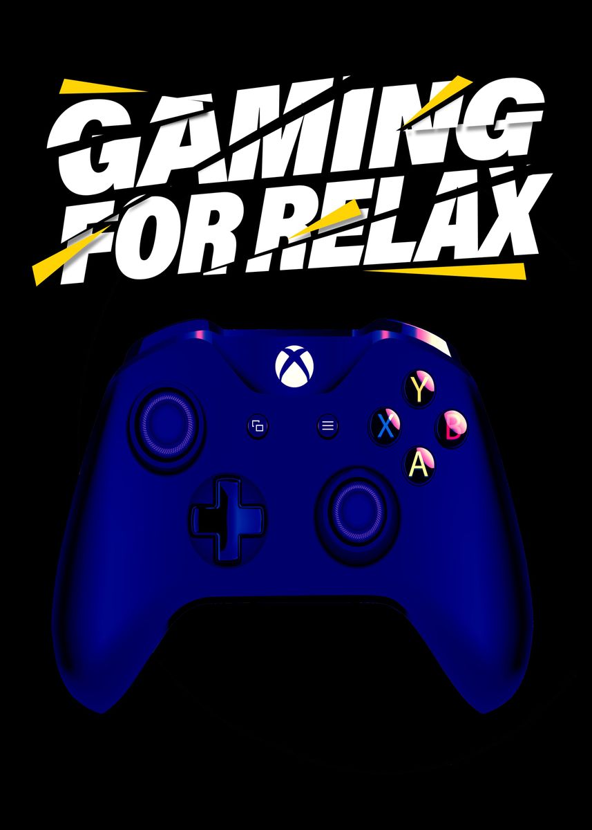 'Joystick Gaming' Poster by Jeff Creative Art | Displate