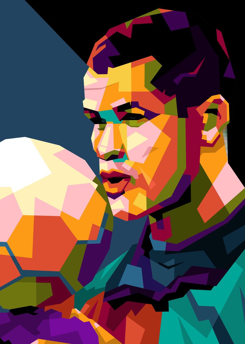 'Rivaldo ' Poster, picture, metal print, paint by AMIRUDIN 06 | Displate