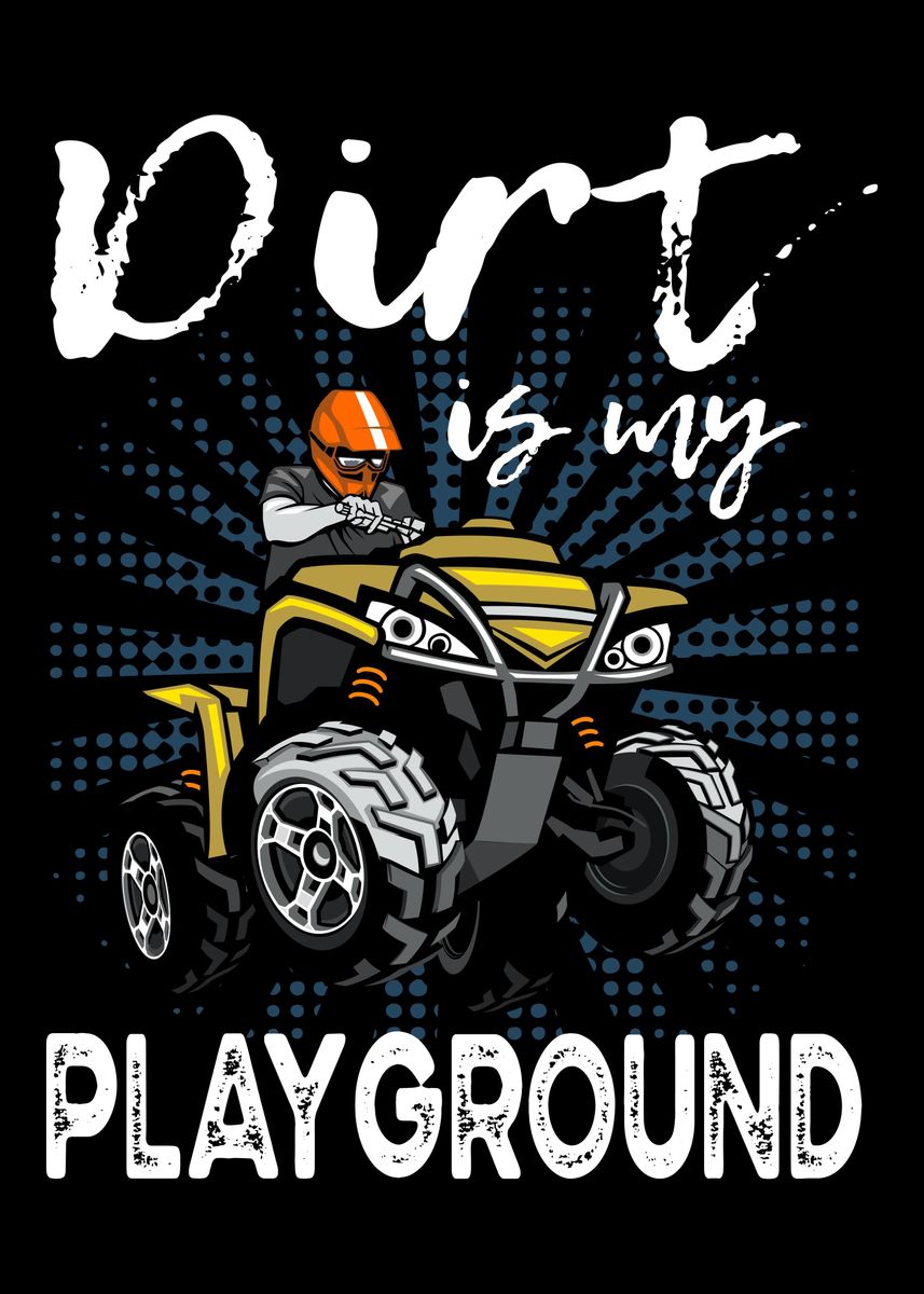 'Quad Bike' Poster by Hexor | Displate
