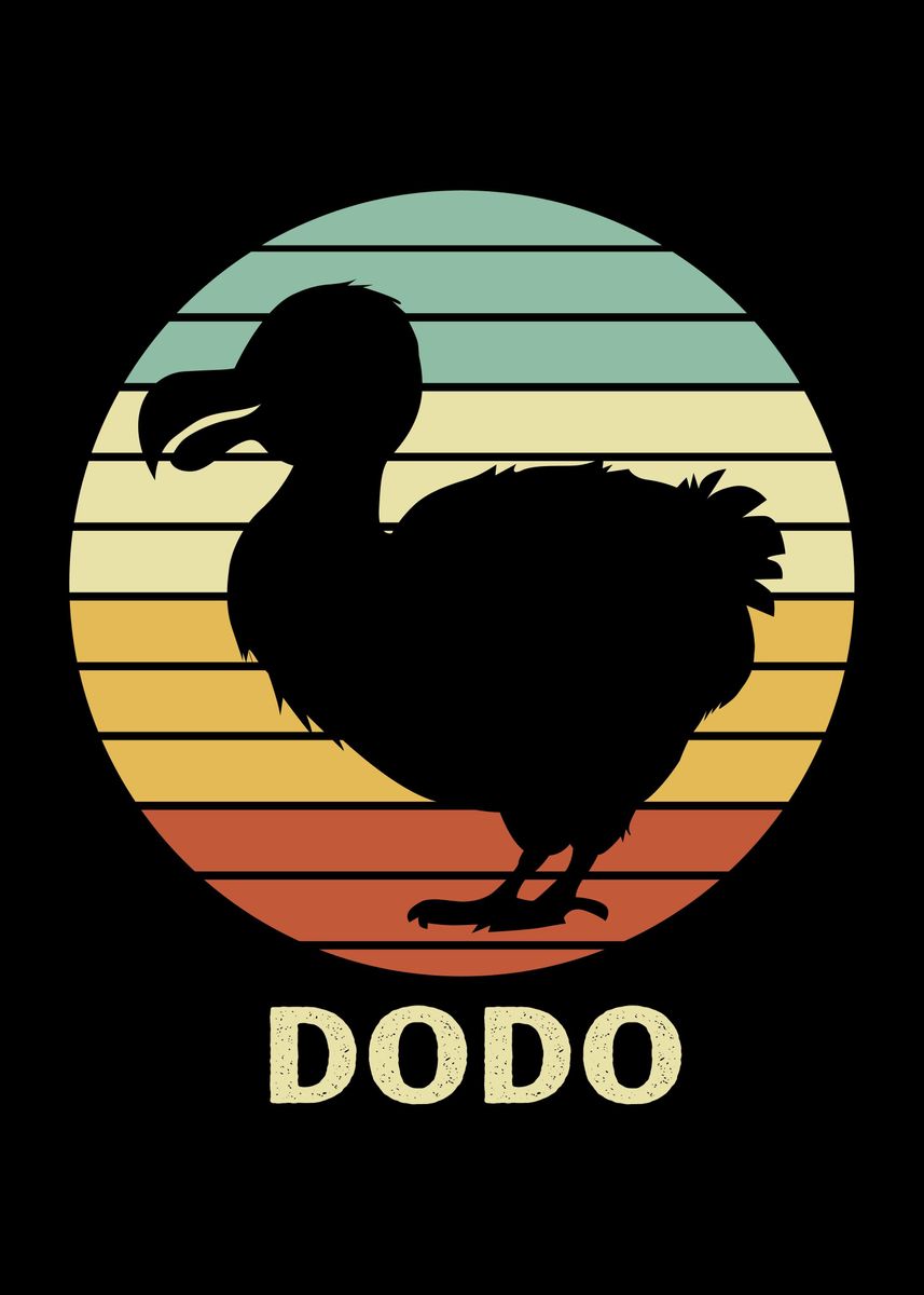 'Dodo Bird' Poster, picture, metal print, paint by FunnyGifts | Displate
