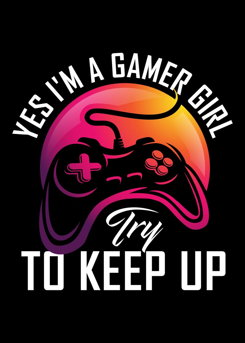 'Gaming Video Game Gamer' Poster, picture, metal print, paint by ...