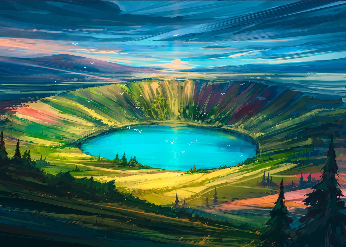 'New Life' Poster by Aenami | Displate