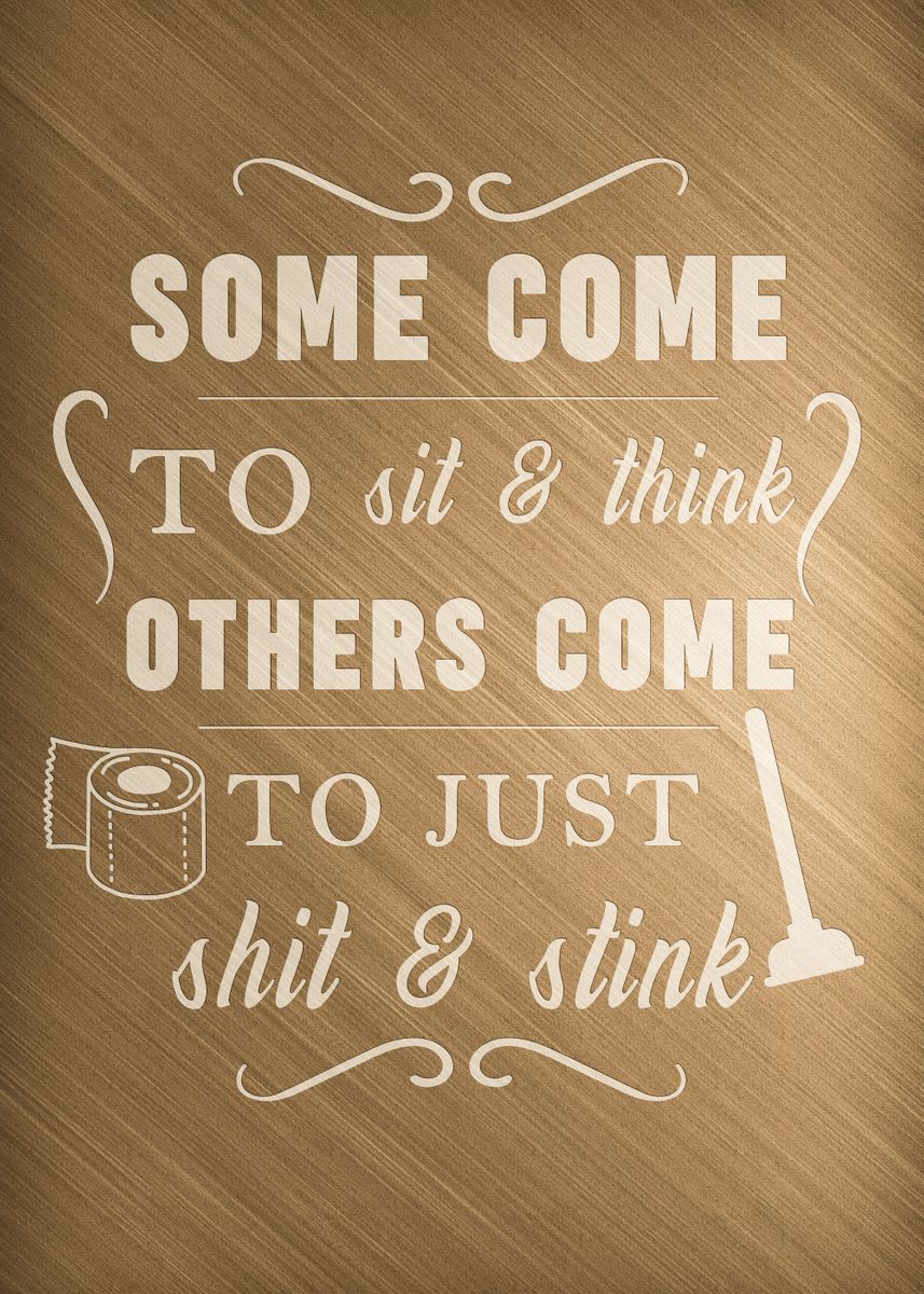 'Toilet' Poster by Pete A Bryant | Displate