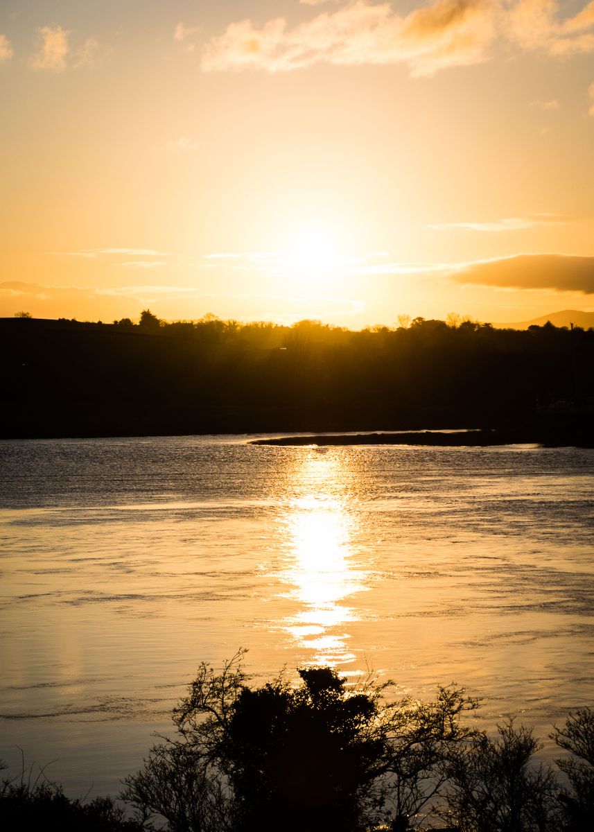 'Shore of Nendrum' Poster, picture, metal print, paint by Zuki | Displate