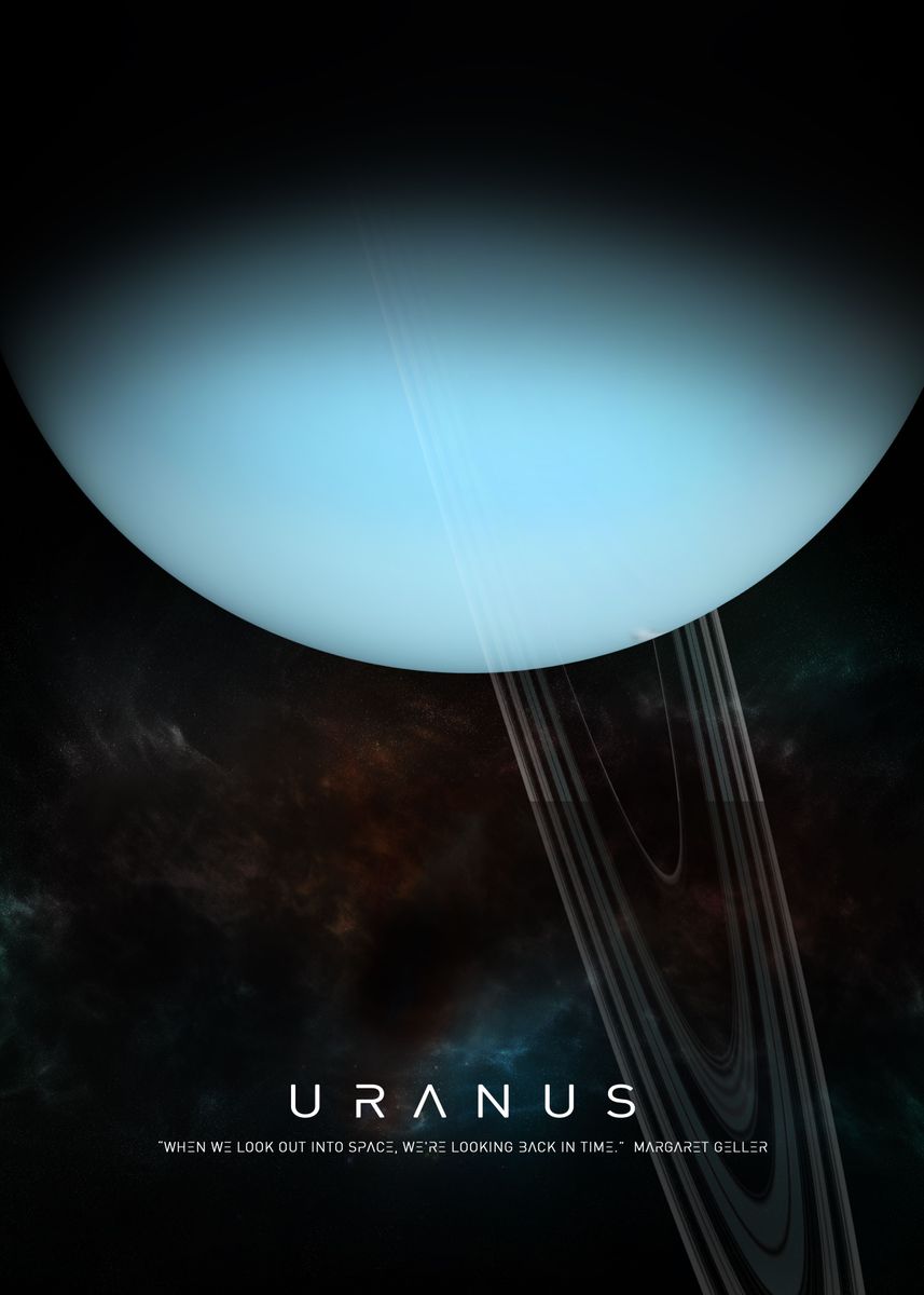 'Uranus' Poster, picture, metal print, paint by MyDigitalMind | Displate