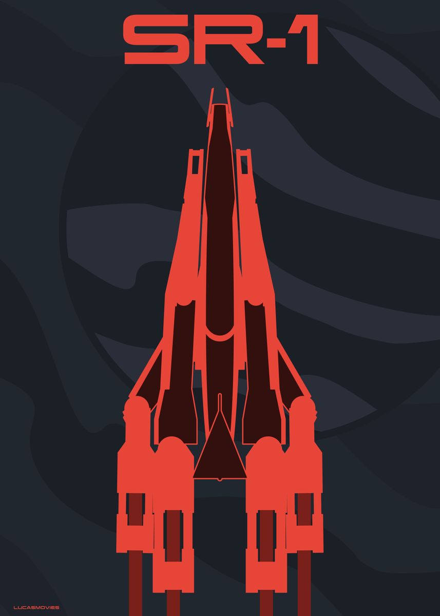 'Normandy SR1 Mass Effect 1' Poster by Lucas | Displate