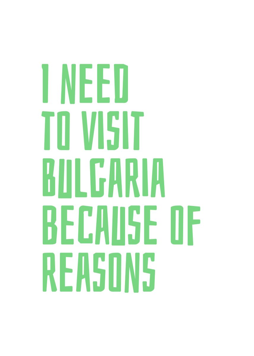 'Bulgaria' Poster by MarkOnDark | Displate