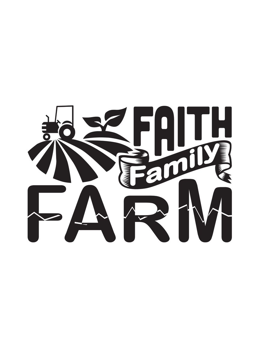 'Faith Farming' Poster by Beone Digital | Displate