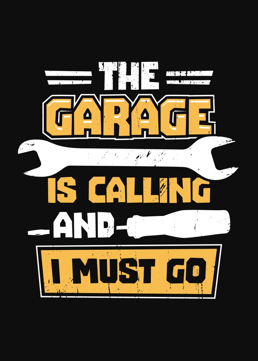 'Car Mechanic Design ' Poster, picture, metal print, paint by Marcel ...