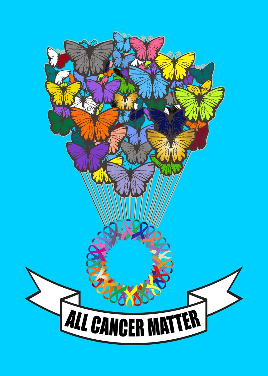 'All Cancer Matters' Poster, picture, metal print, paint by ...