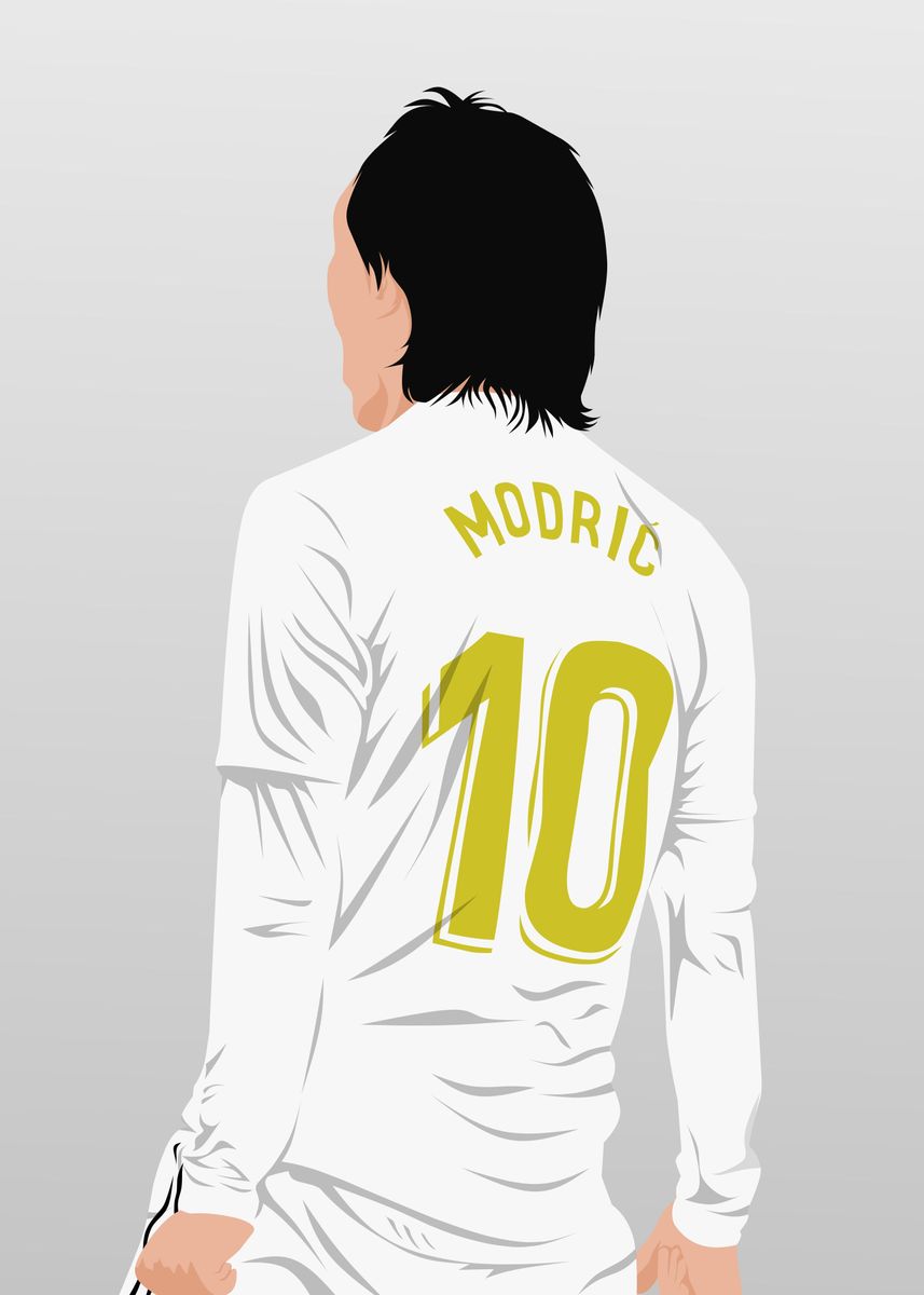 'Luka Modric' Poster, picture, metal print, paint by Miracle Studio ...