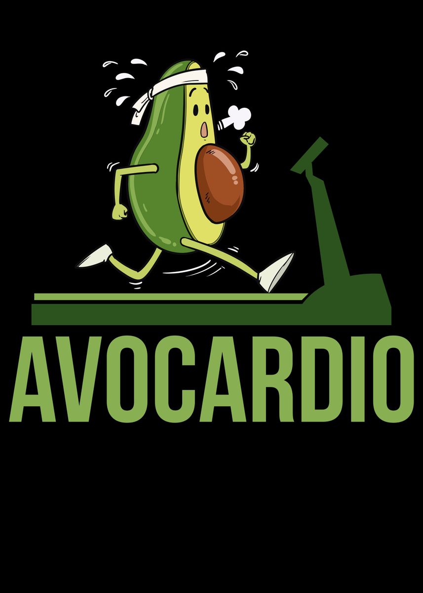 'Avocardio' Poster by CatRobot | Displate