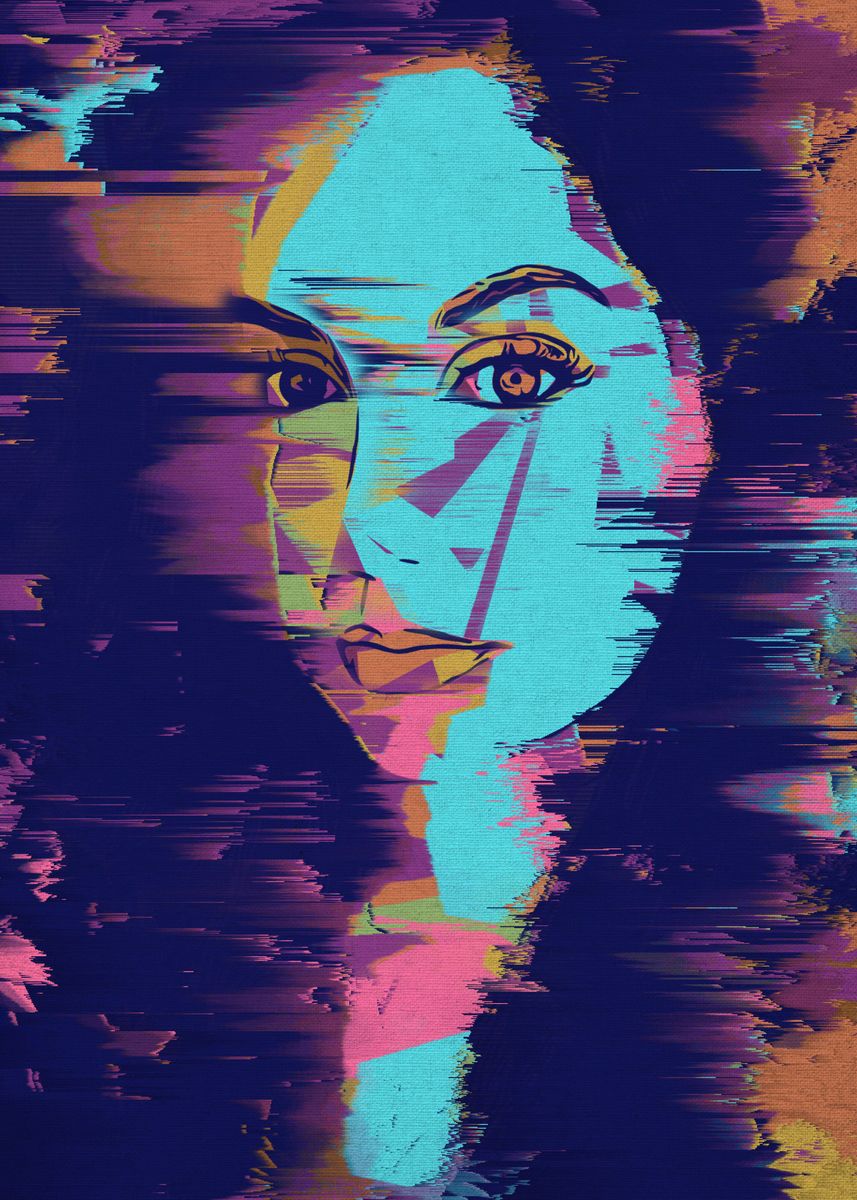 'Abstract Portrait 02' Poster by 1x Merch | Displate