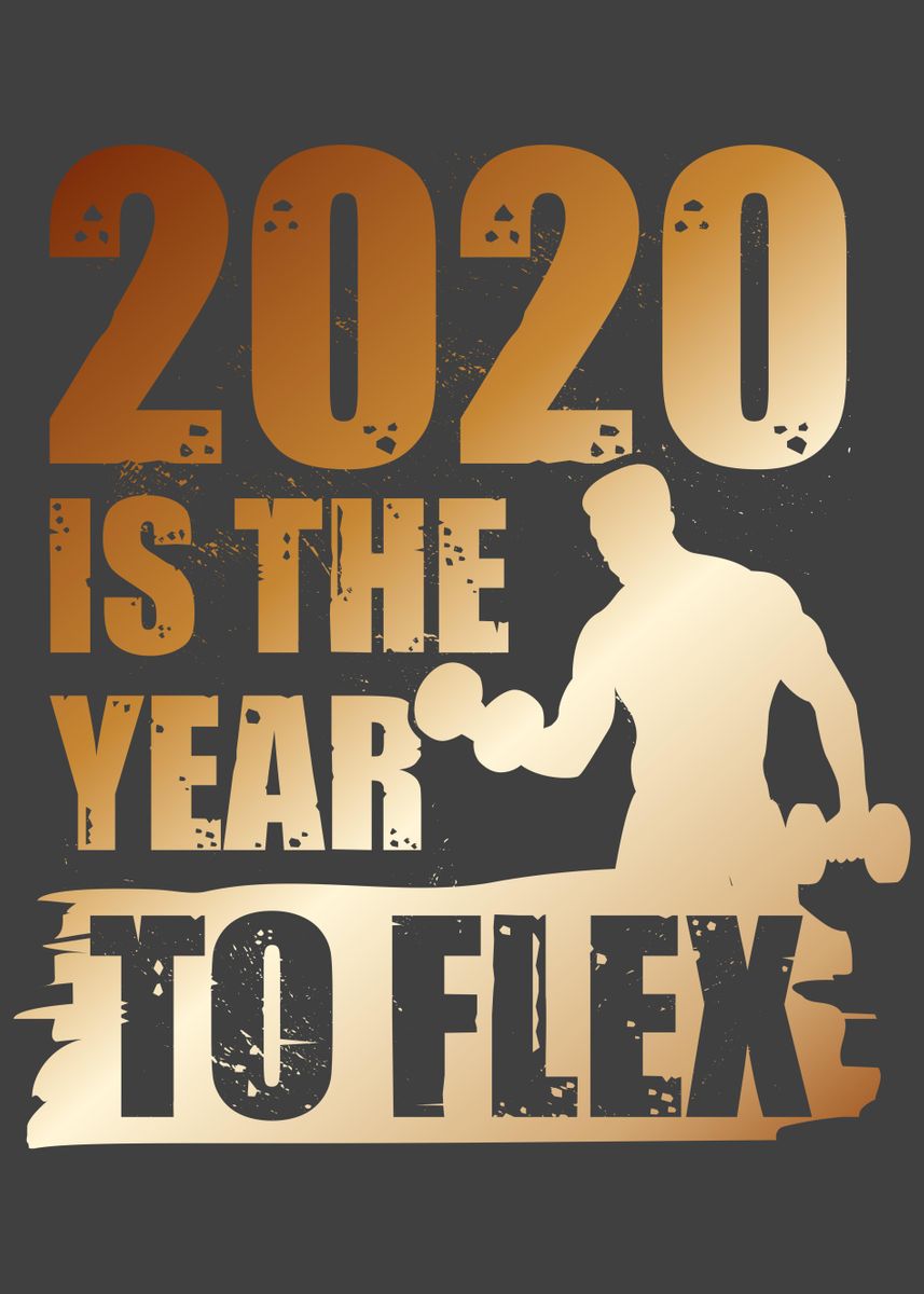 '2020 will be the year for' Poster, picture, metal print, paint by BeMi ...