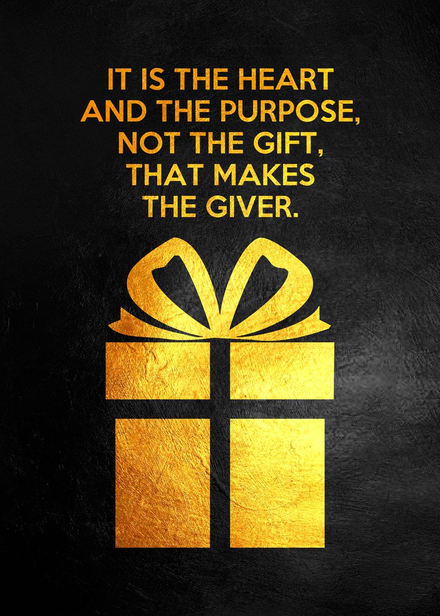 'What Makes A Giver' Poster by ABConcepts | Displate
