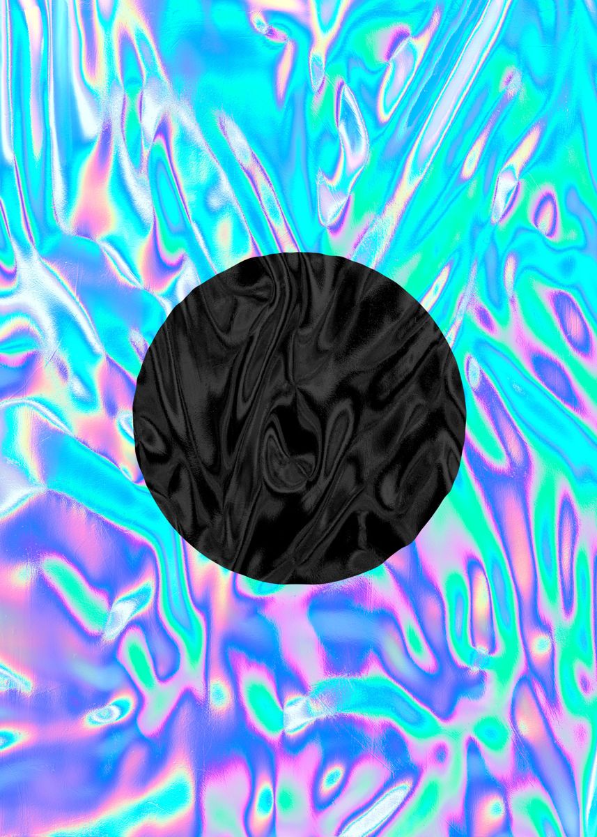'Holographic Circle VI' Poster by Visitify | Displate