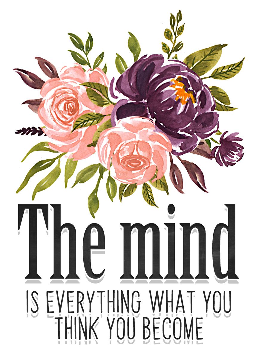 'The mind' Poster, picture, metal print, paint by Juliana RW | Displate