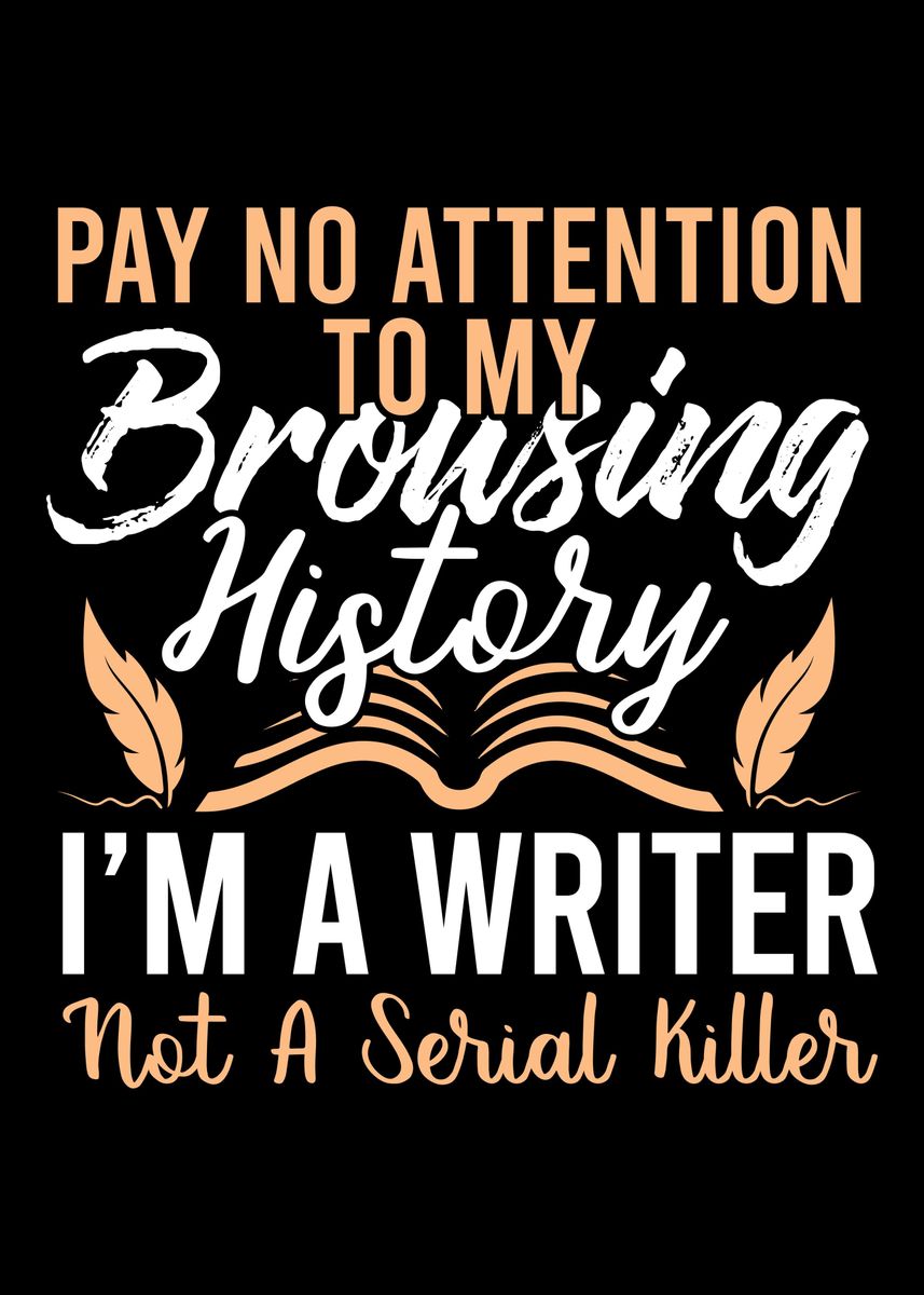 'Author Writer Literature' Poster, picture, metal print, paint by ...