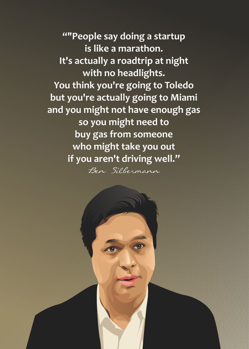 'ben silbermann' Poster, picture, metal print, paint by Ratna Mutia ...