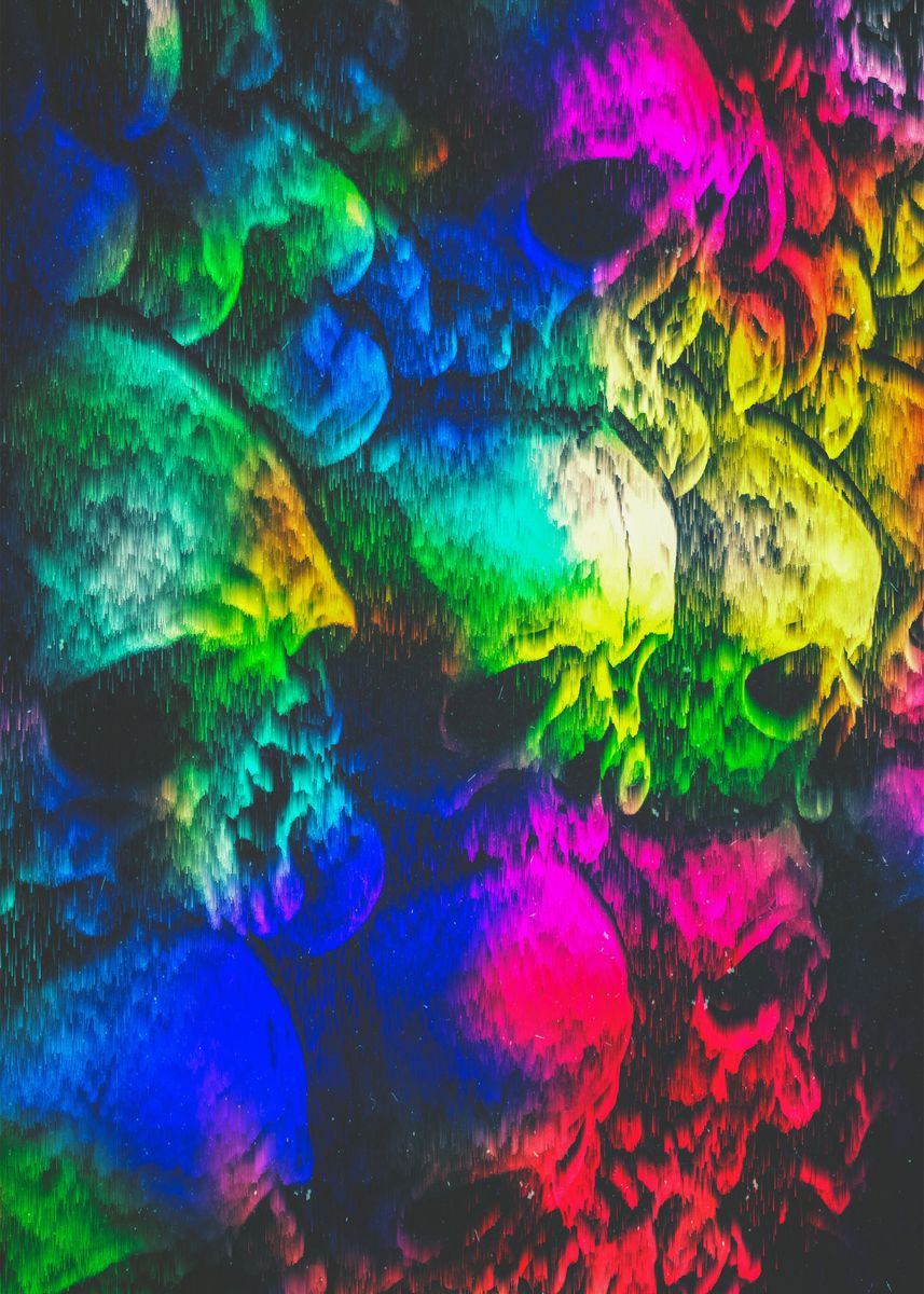 'The Colors Of Life' Poster by seam less | Displate