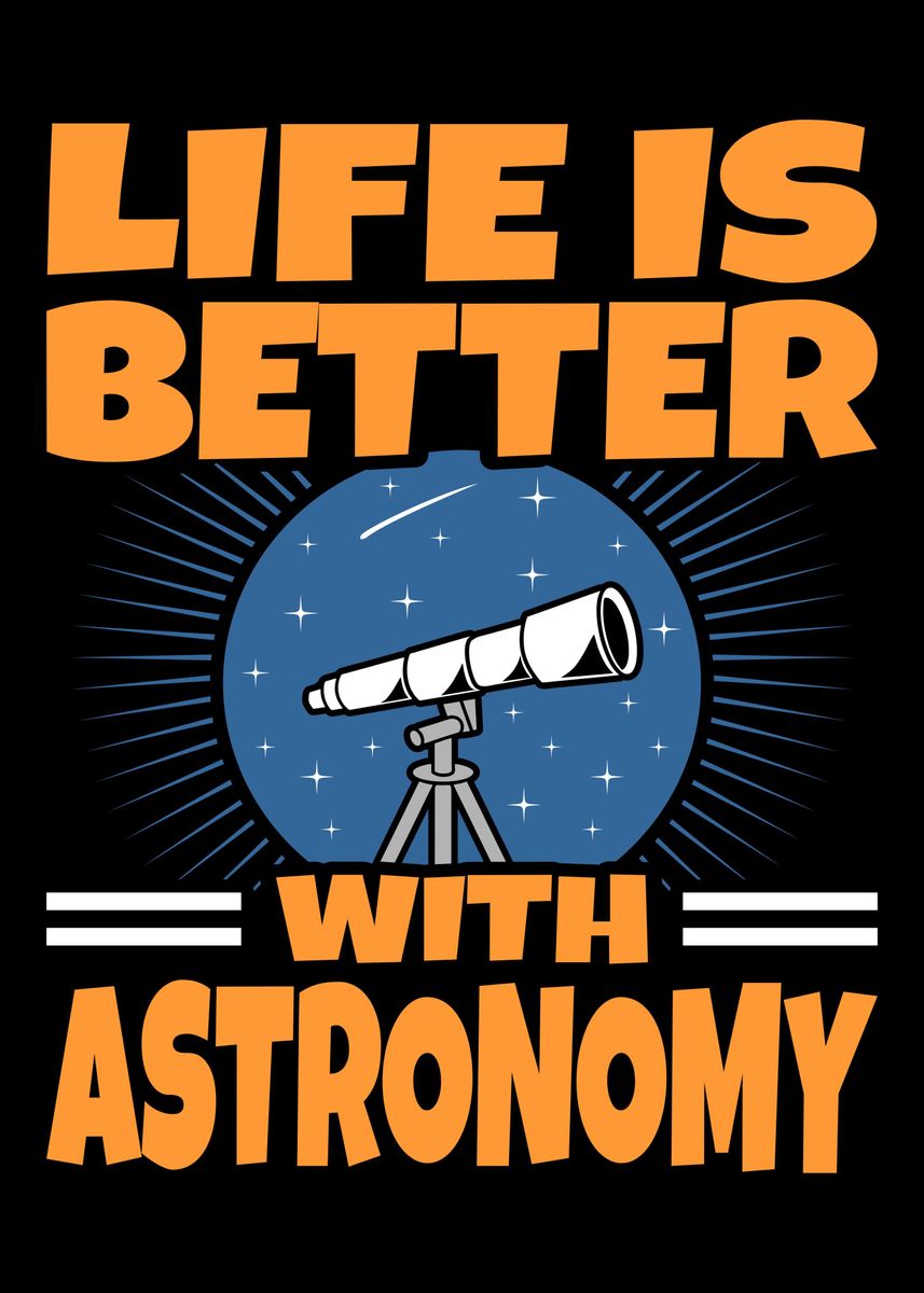 'Astronomy' Poster by Hexor | Displate